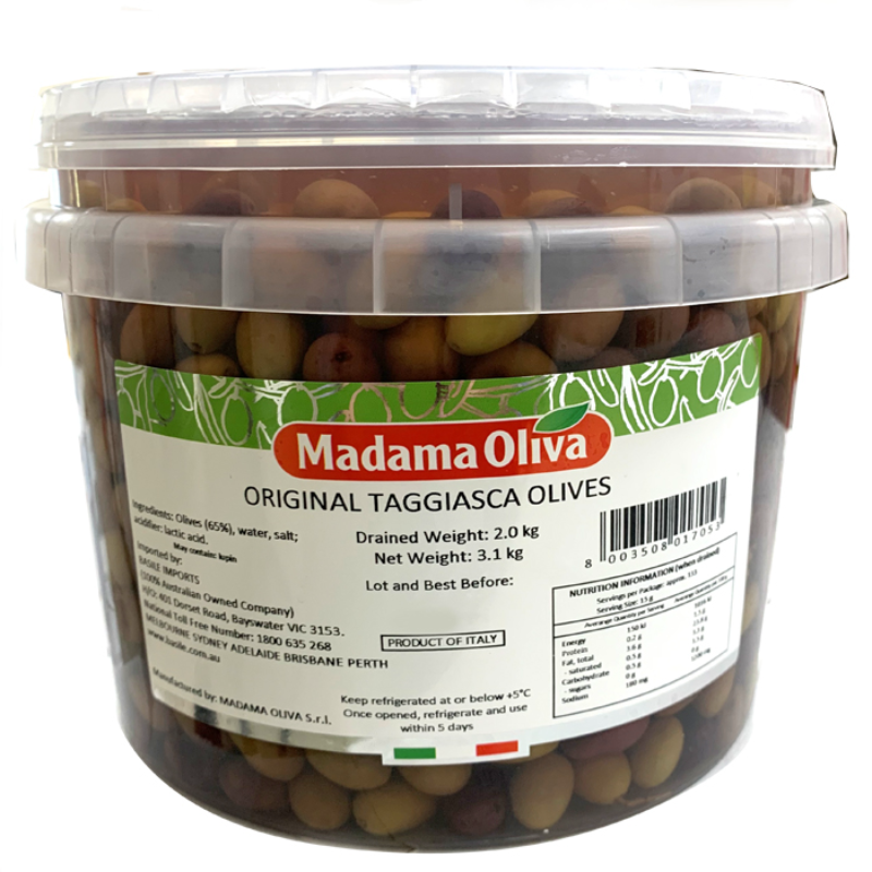 Basile | MADAMA OLIVA ORIGINAL TAGGIASCA OLIVES 3.1KG