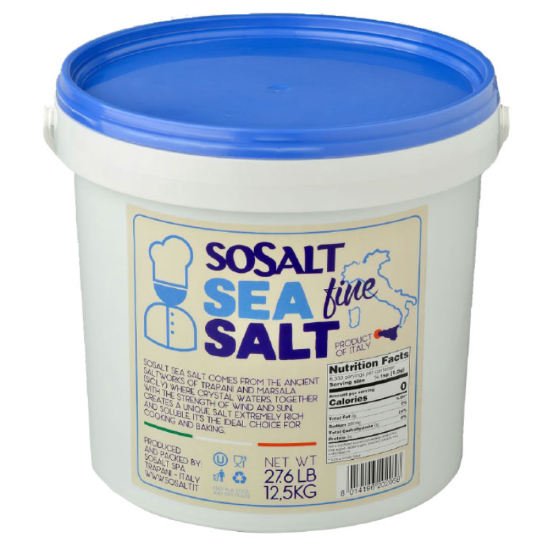 Basile | SOSALT SEA SALT FINE 12.5KG