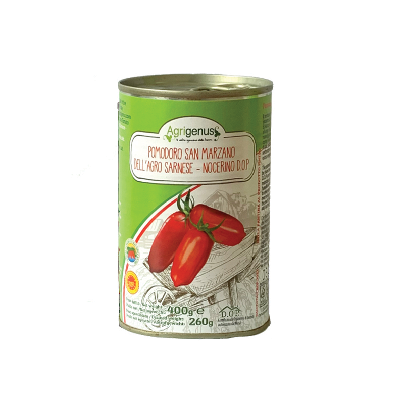 Basile | AGRI GENUS SAN MARZANO PEELED TOMATOES DOP 400G X 12