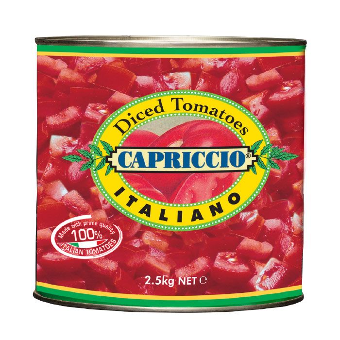 Basile | CAPRICCIO DICED TOMATOES 2.5KG X3