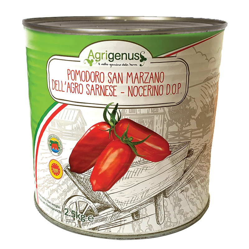 Basile | AGRI GENUS SAN MARZANO PEELED TOMATOES DOP 2.55KG X 3