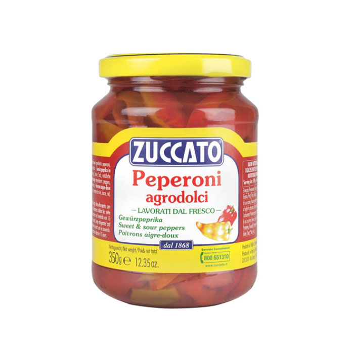 Basile | ZUCCATO SLICED PEPPERS 350G